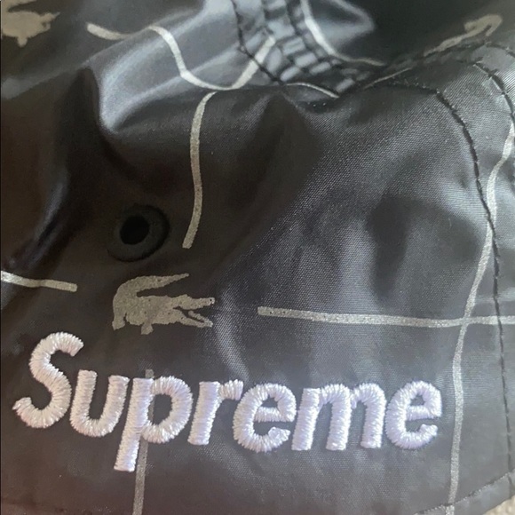 Supreme | Accessories | Supreme X Lacoste Reflective Hat | Poshmark